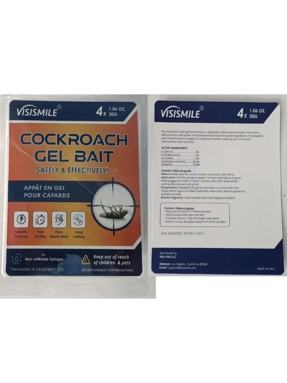 Visismile | Other | Roach Gel Bait Indoor And Outdoor Cockroach Killer ...